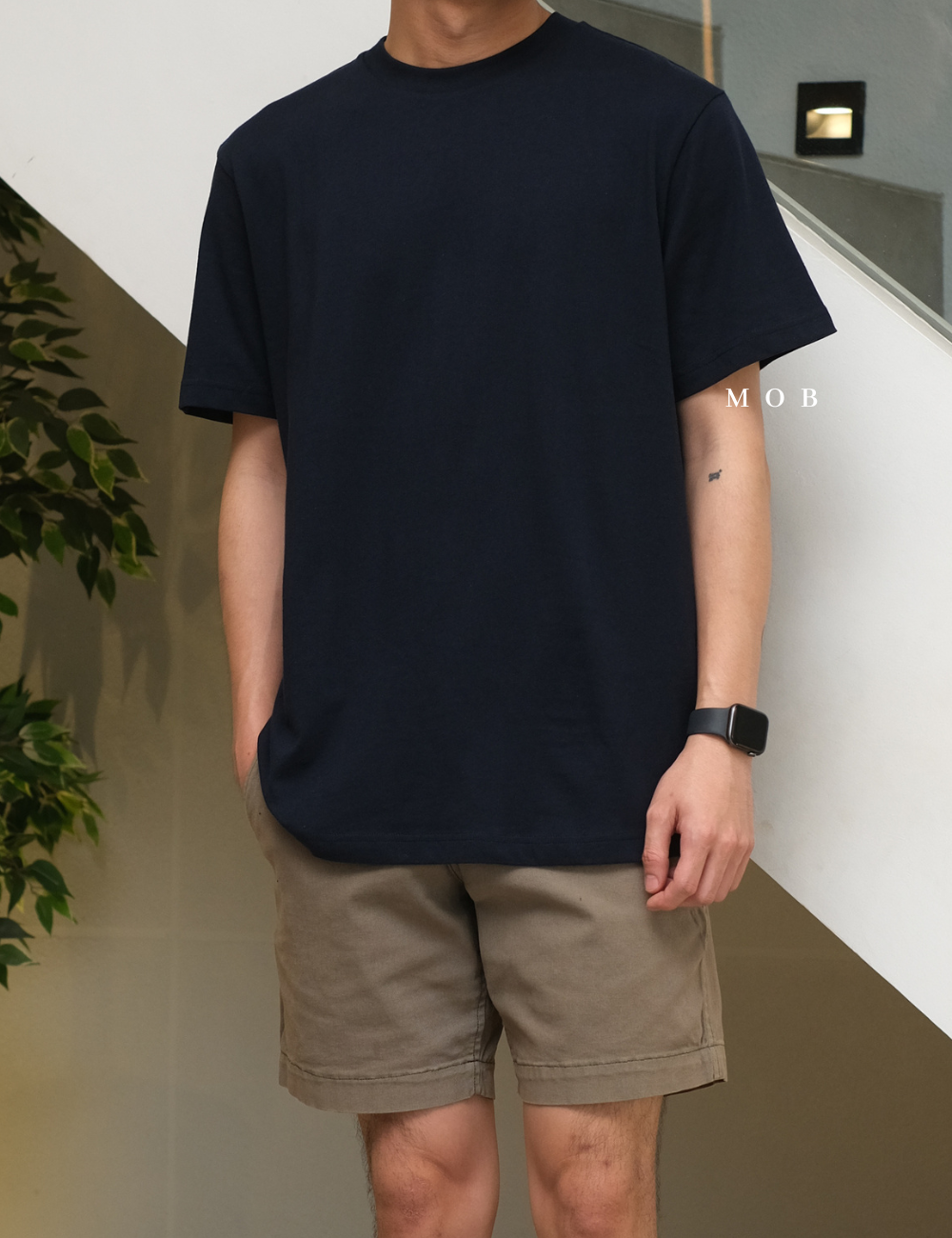 MOB - GPSST1602B Basic SS Tee Midnight Navy