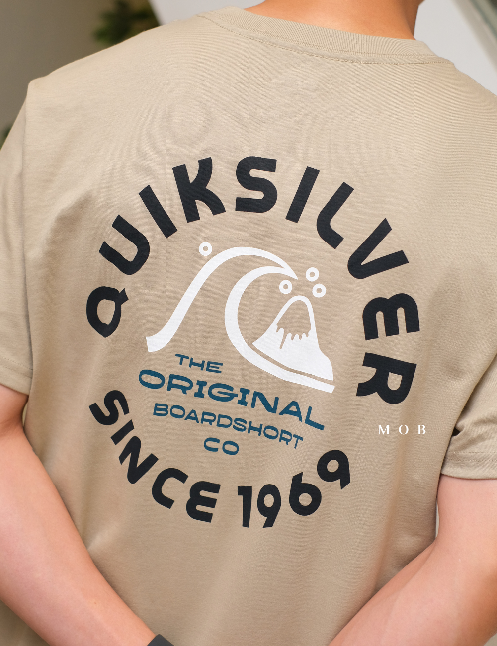 MOB - QSSST02002 Taupe Ice Cold SS Tee