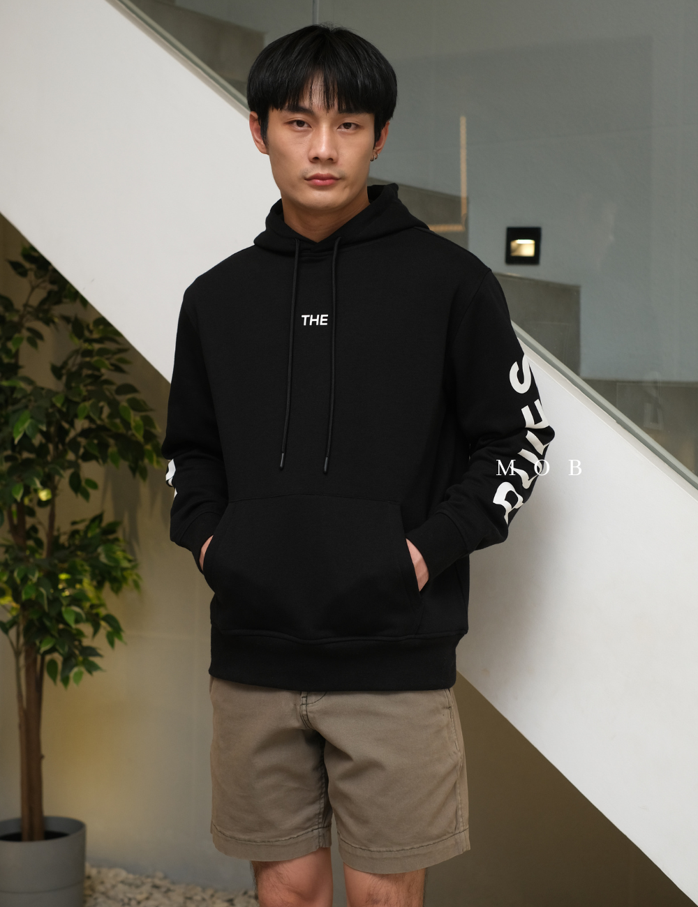 MOB - ARKHOD06002 Break The Rule Pullover Hoodie Black