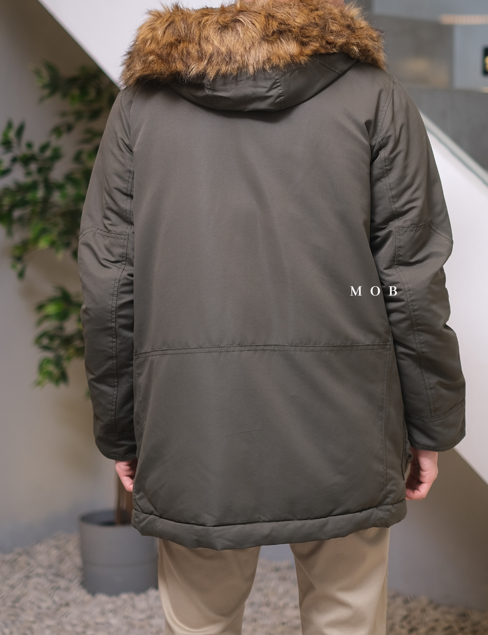 MOB - GPJ2004 Cold Control Max Fur Parka Jacket Russian Green