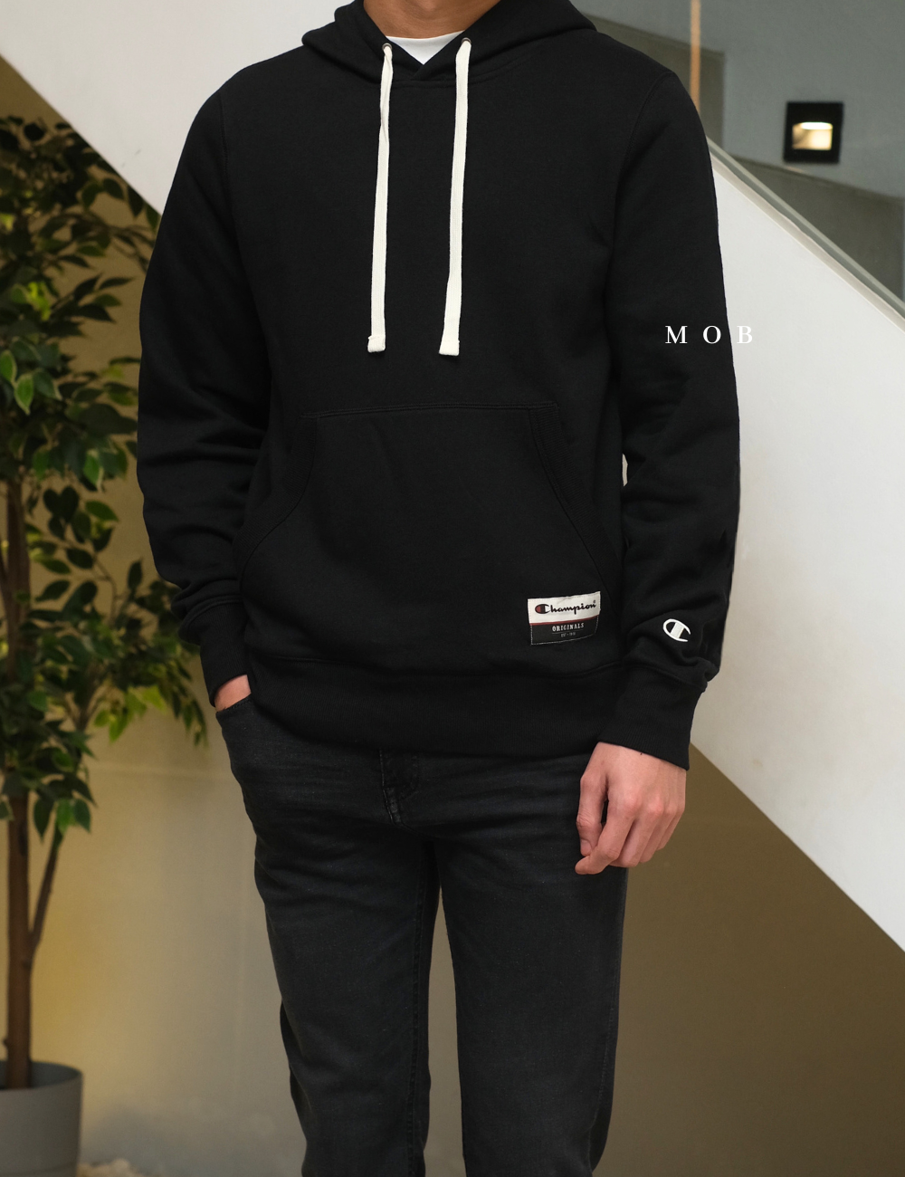 MOB - CHMPHOD1901 OG Fleece Pullover Hoodie Black