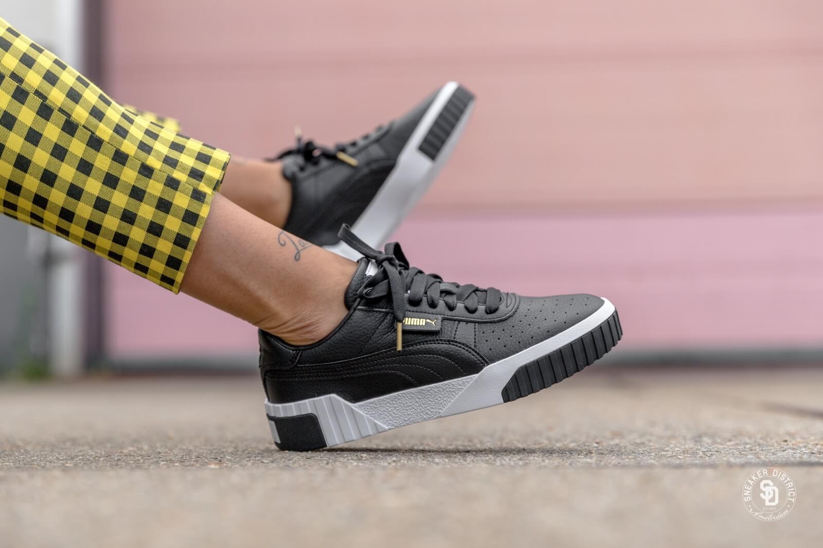 PUMA CALI - BLACK AND WHITE - SPORT WAREHOUSE