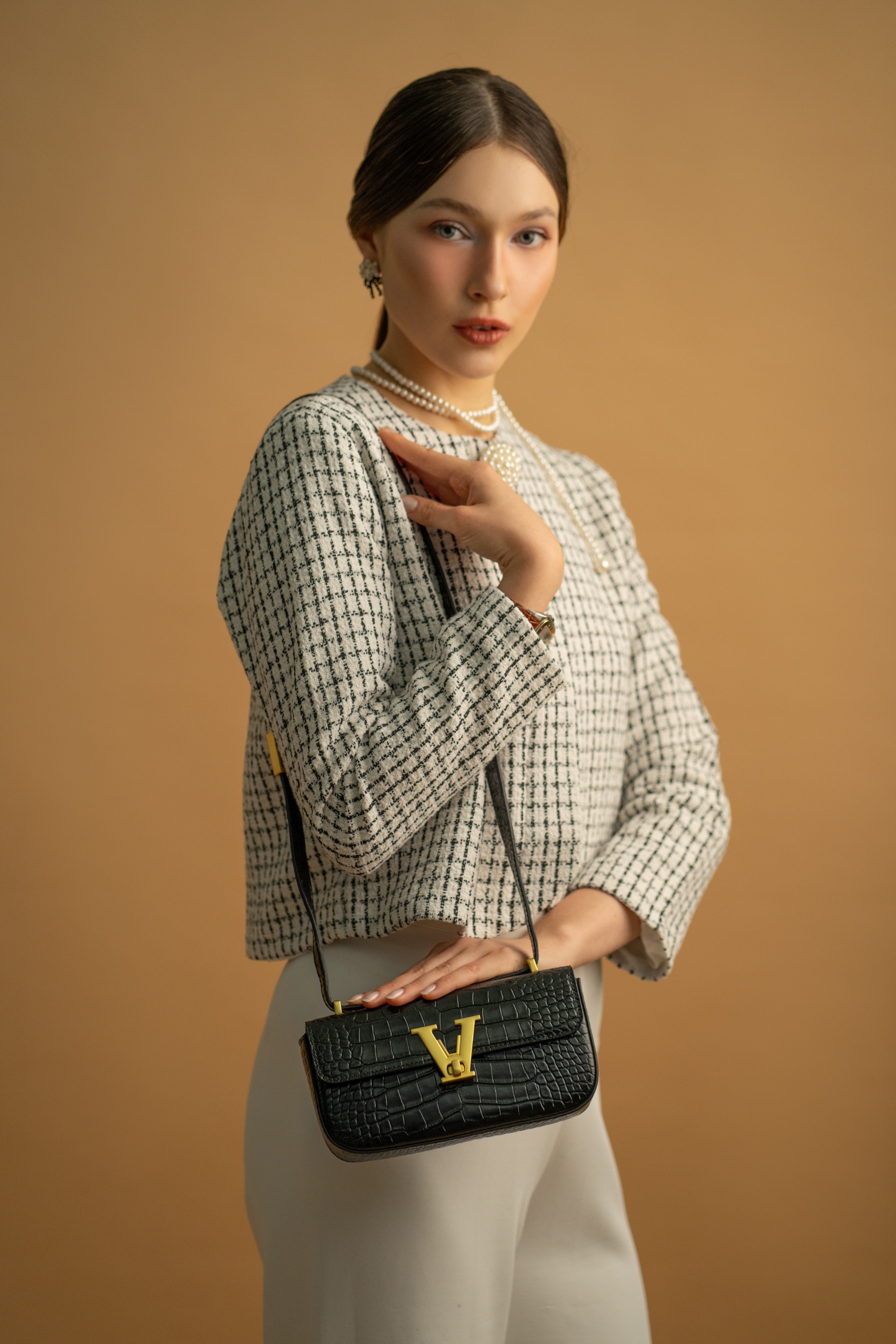 Mini Black Croco Bag - Vone World Website Officials | by Vone
