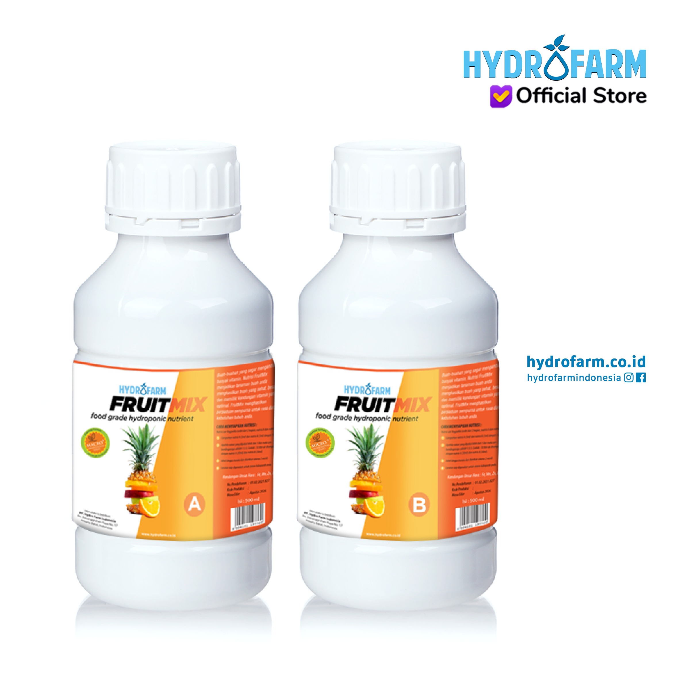 Hydrofarm Official Website - Nutrisi Hidroponik AB Mix Buah ( Fruitmix ...