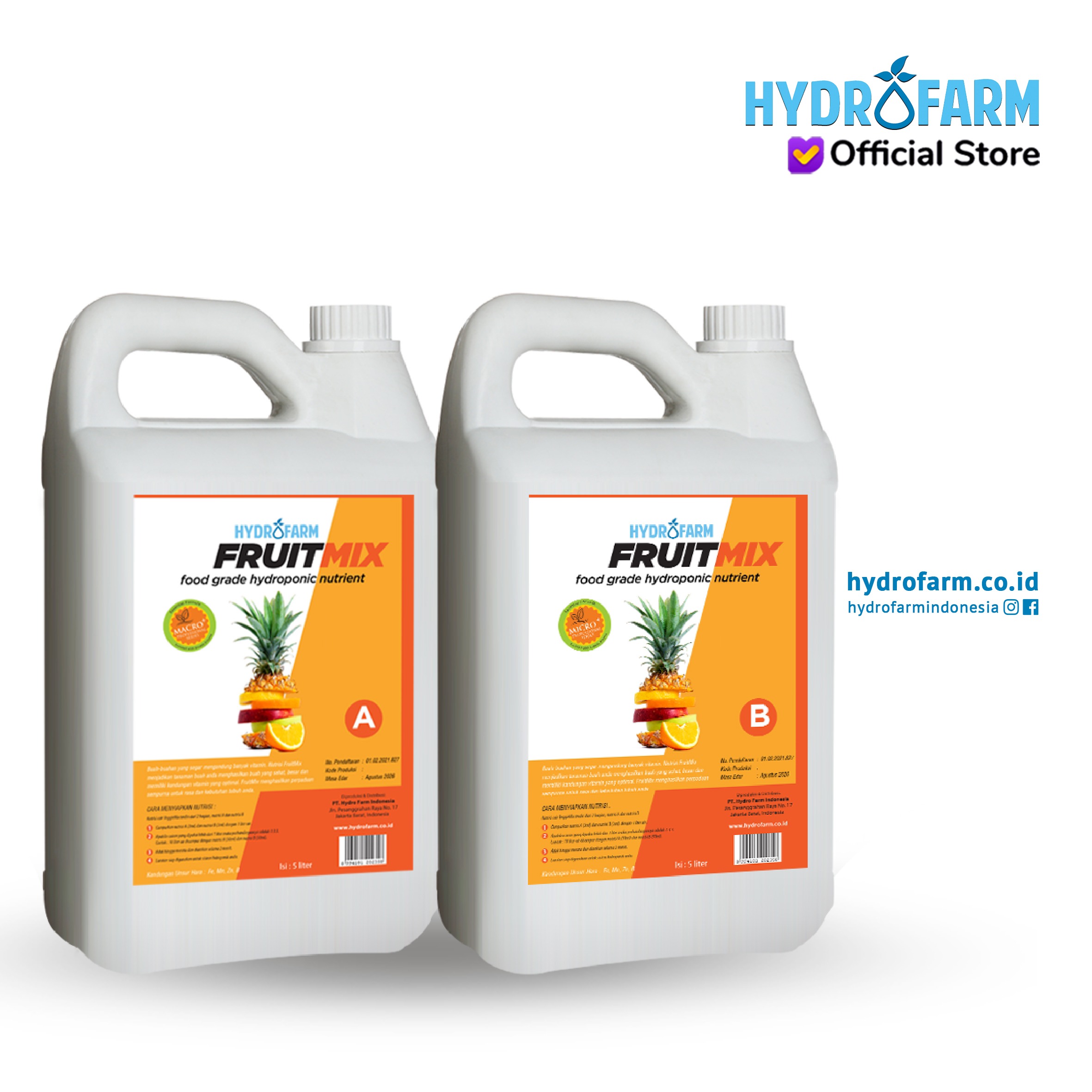Hydrofarm Official Website - Nutrisi Hidroponik AB Mix Buah ( Fruitmix ...