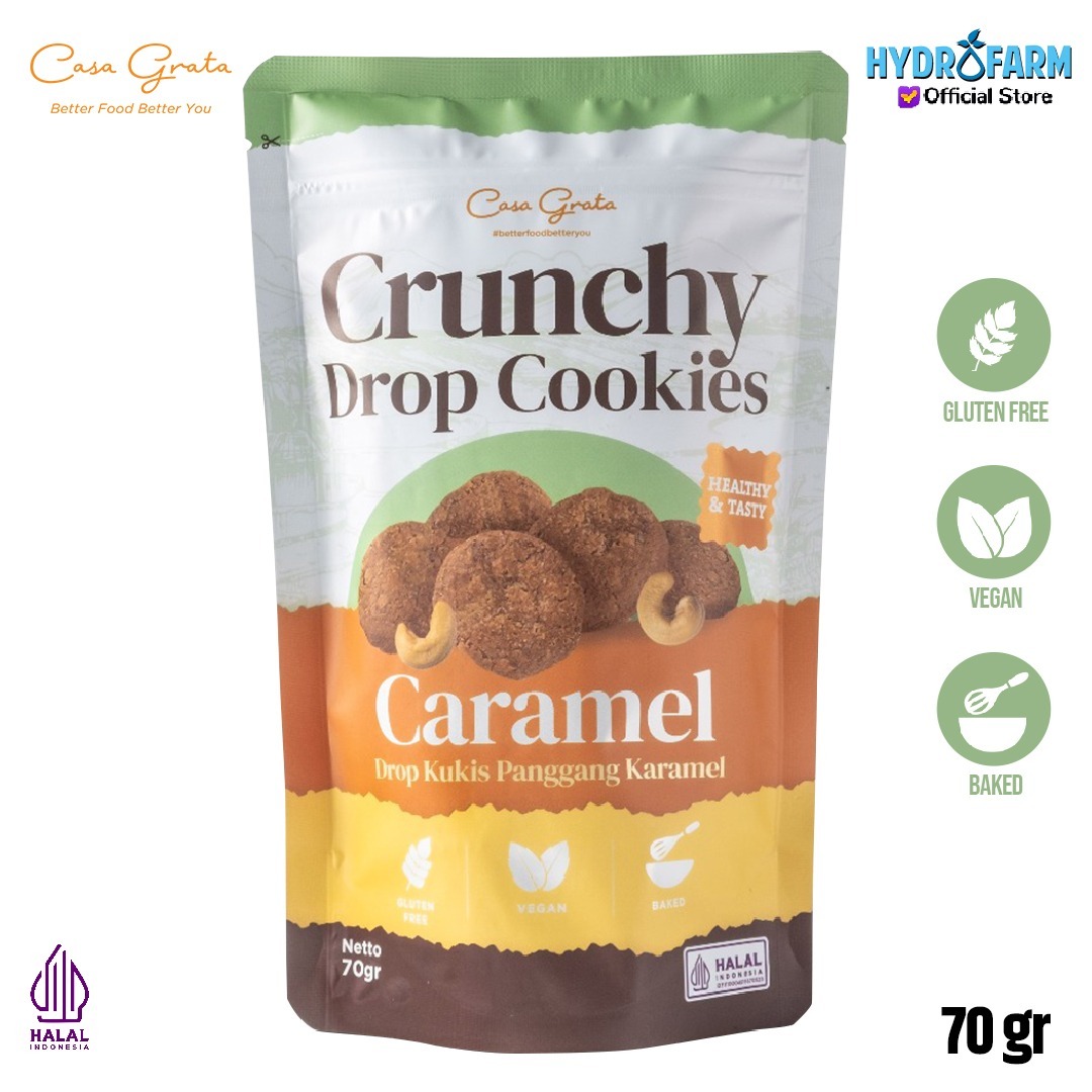 Hydrofarm Official Website - Casa Grata - Crunchy Drop Cookies Caramel