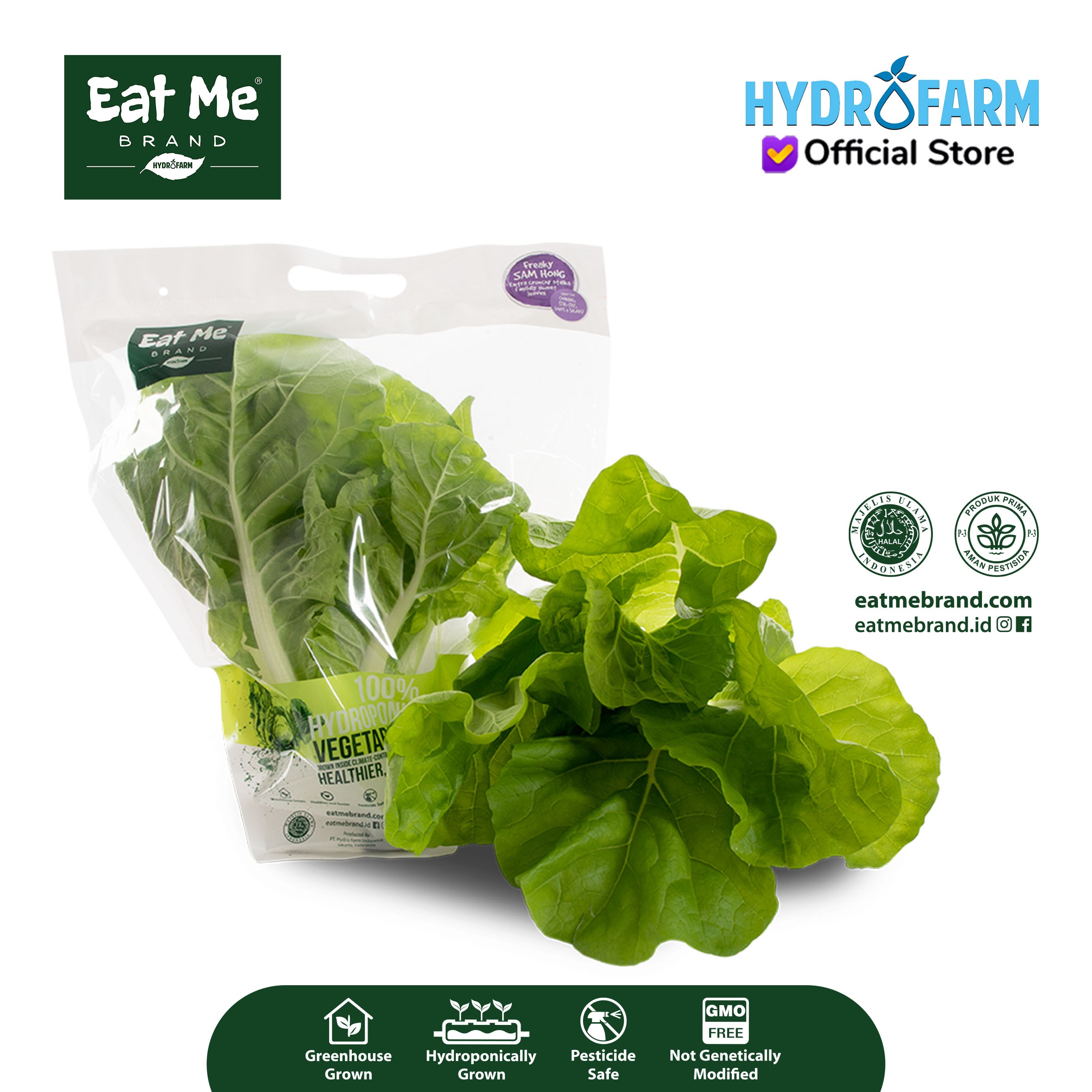 Hydrofarm Official Website - Sayur Sawi Samhong Hidroponik - Eat Me Brand
