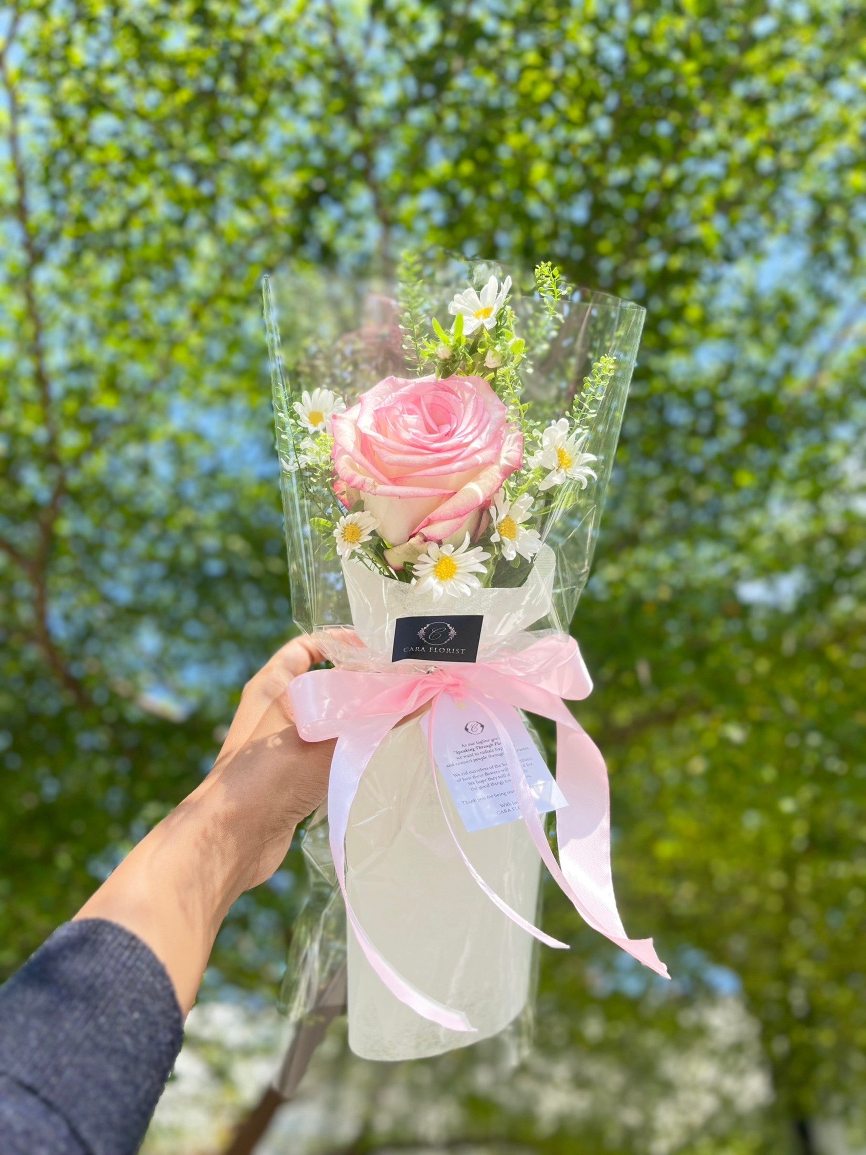 Cara Florist Official Website - Kia Single Rose Bouquet