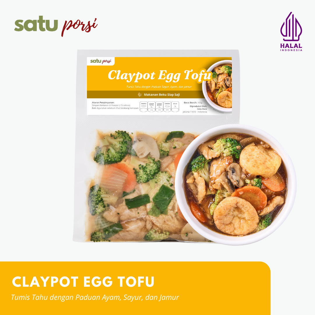Satu Porsi Official Website - Satu Porsi Claypot Egg Tofu