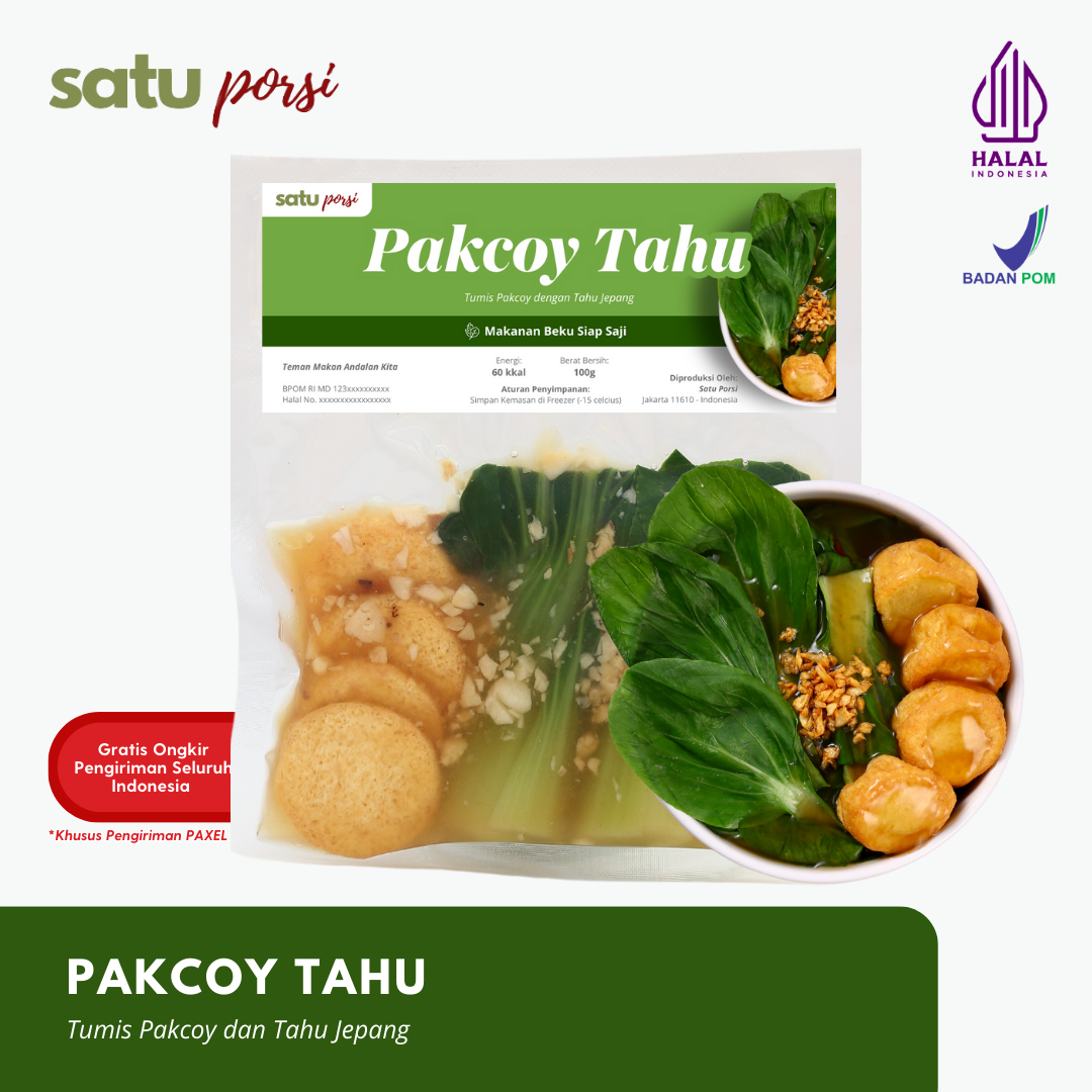 Satu Porsi Official Website - Satu Porsi Pakcoy Tahu