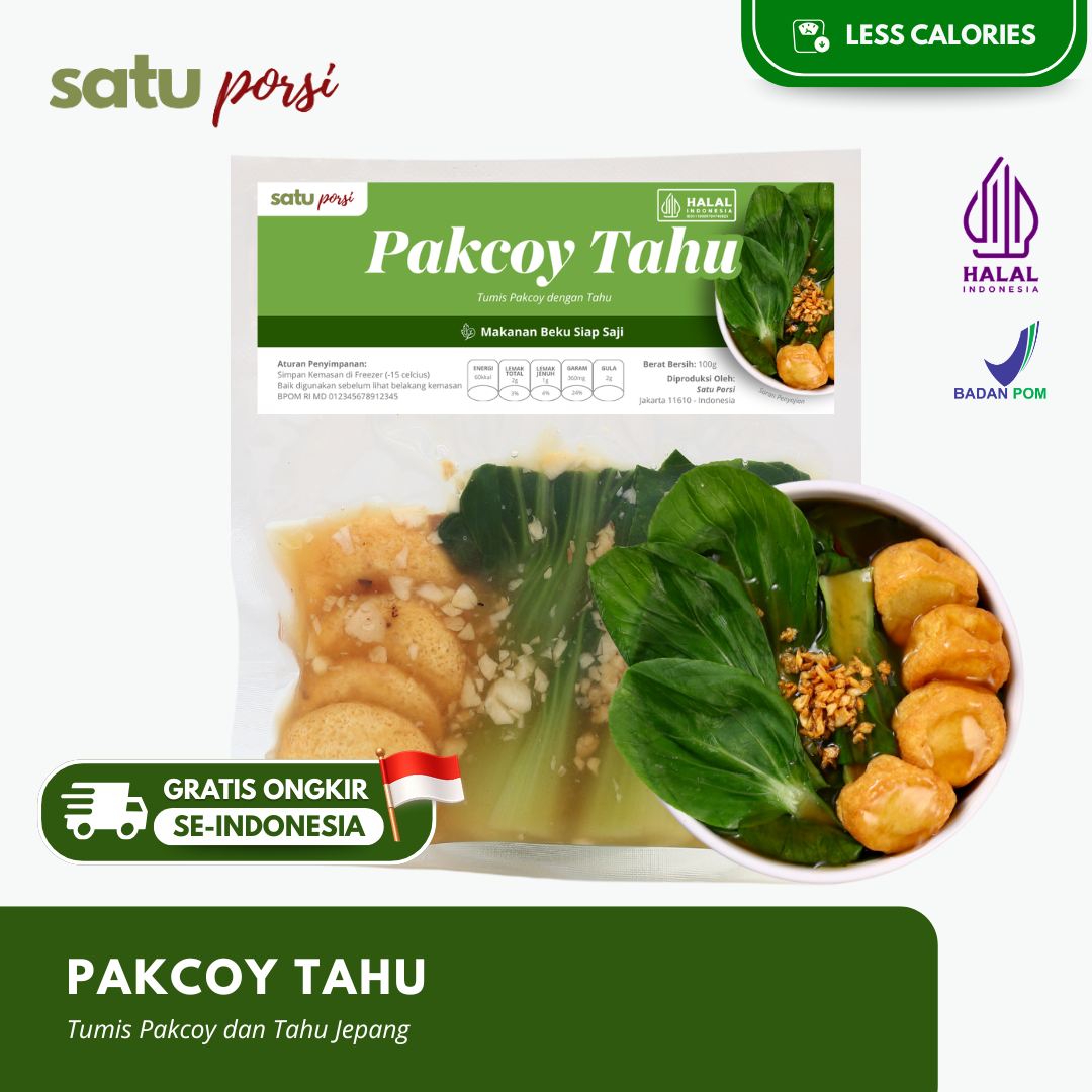 Satu Porsi Official Website - Satu Porsi Pakcoy Tahu