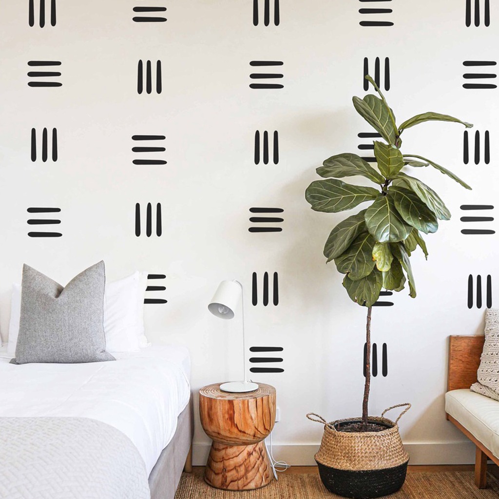 Kaja Walls Official Website - Small Lines Pattern Decal
