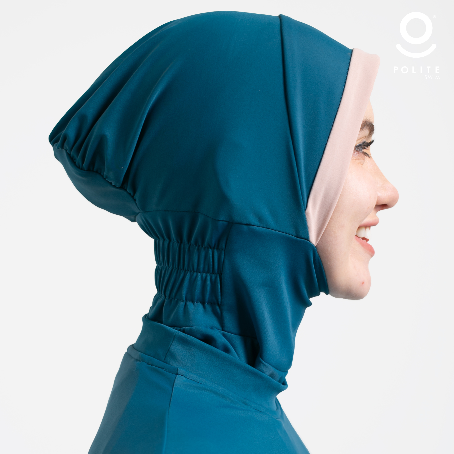 POLITE swim - L. TUN WHALE DT-CL (DARK TEAL - COCKTAIL)