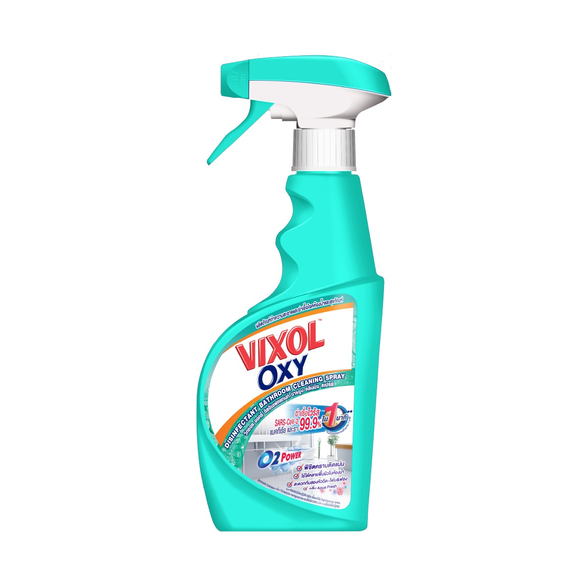 I.P. ONE - วิกซอล ออกซี่ สเปรย์ ทำความสะอาดห้องน้ำ กลิ่นสปริง เฟรช 500 มล.