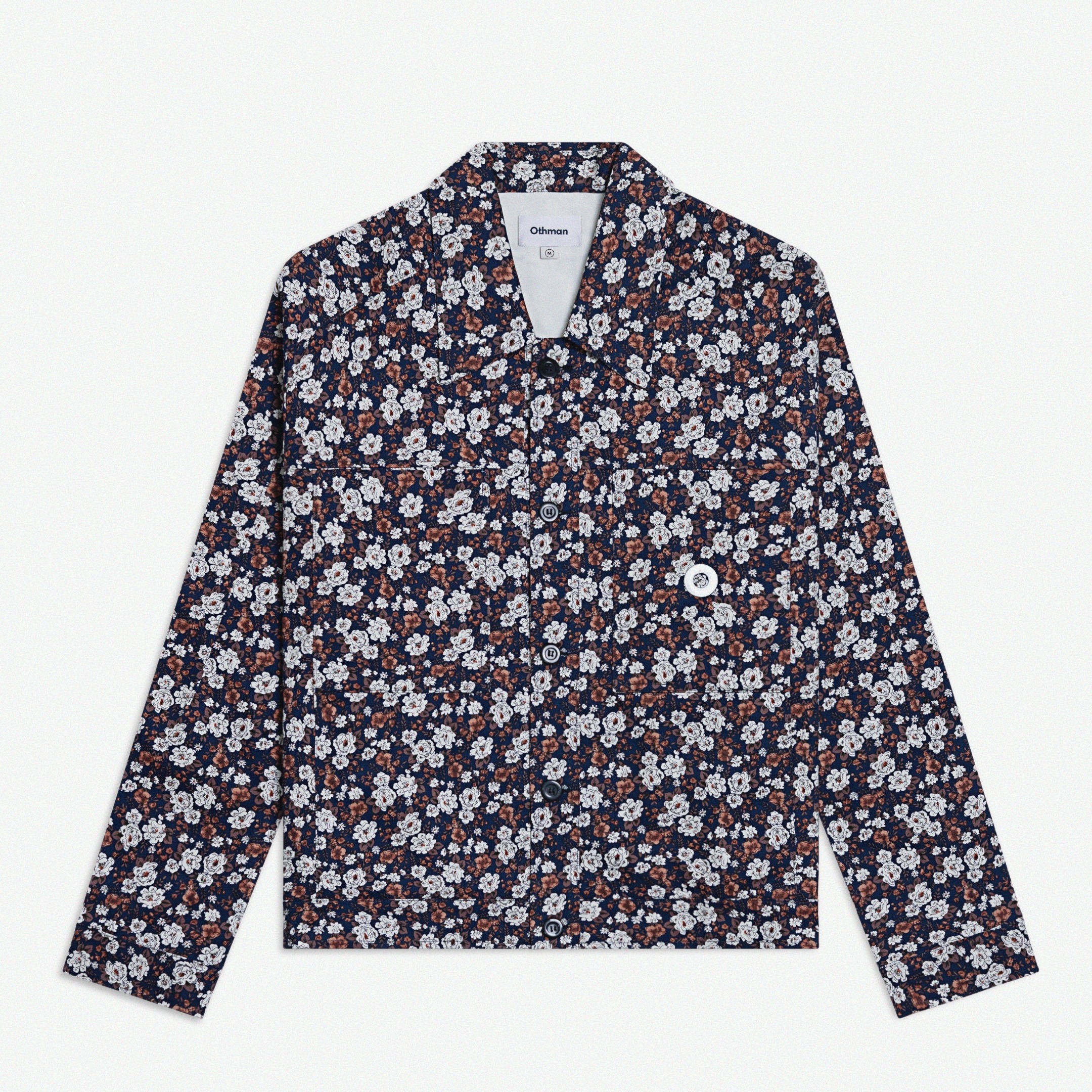 Othman - Contemporary Oversize Style - Othman Floral Nightfall Jacket