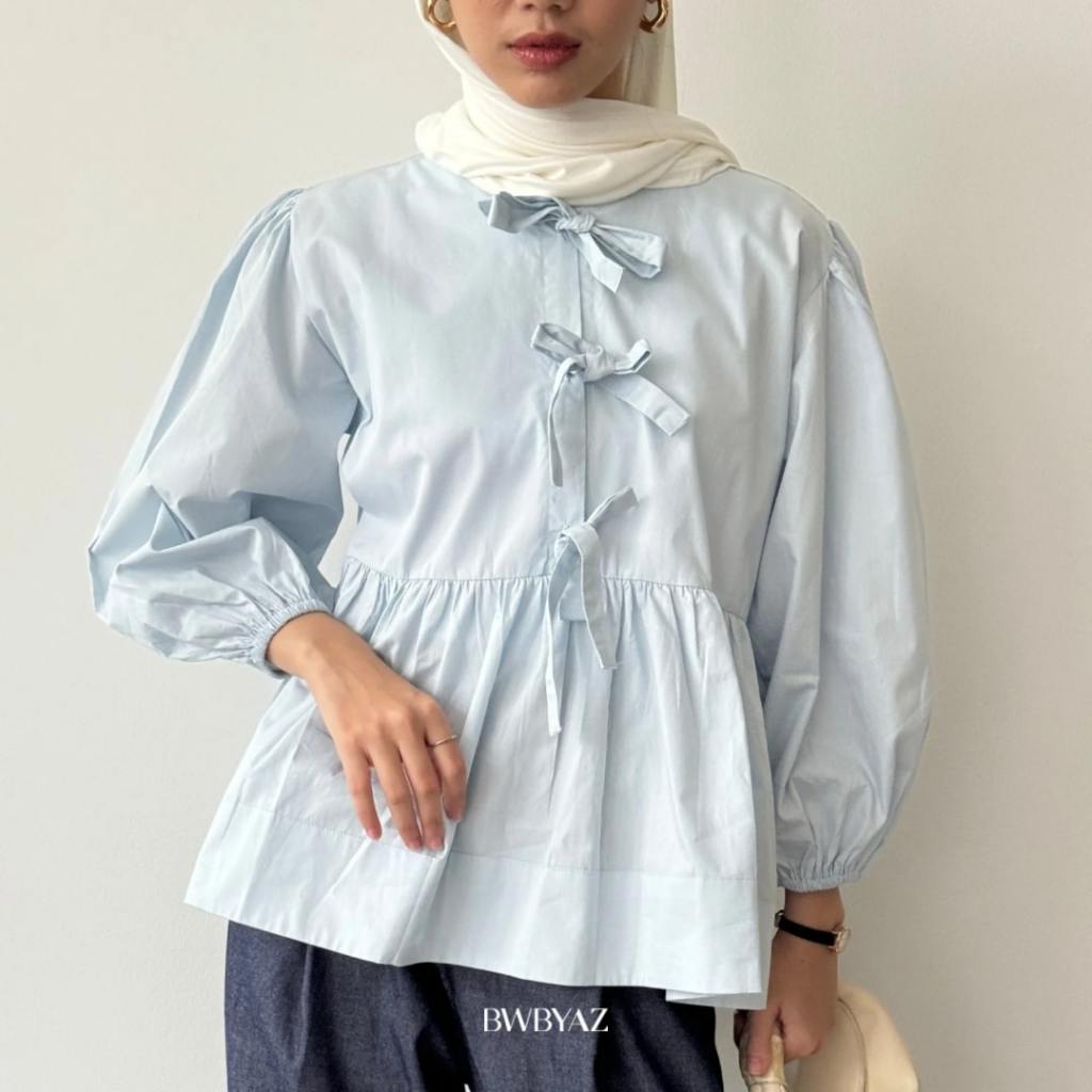 BWBYAZ OVERSIZED FRIENDLY - OFFICIAL WEBSITE - BWBYAZ - ANYA PUFFY BLOUSE