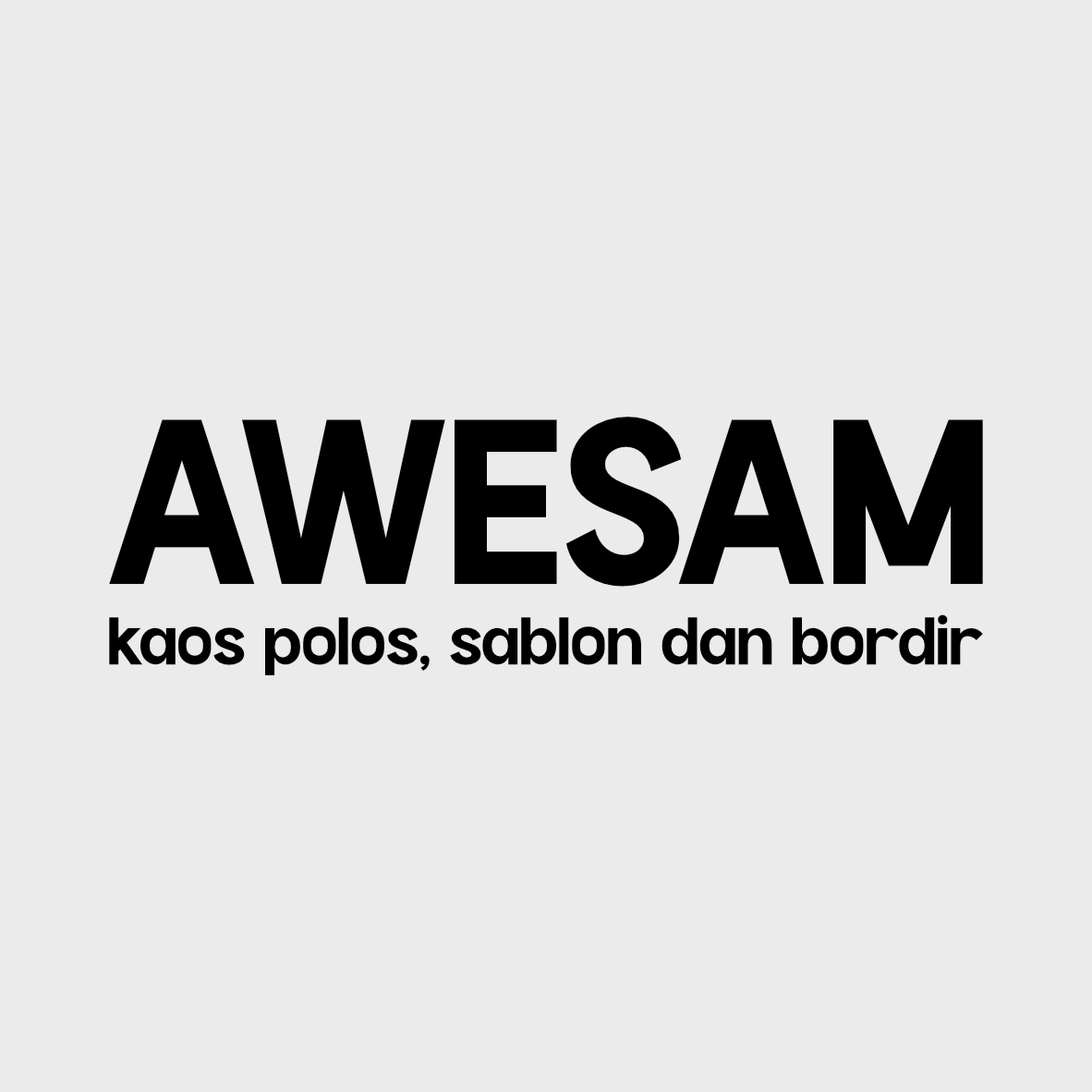 Products - AWESAM - Jual Kaos Polos Dan Terima Sablon / Bordir